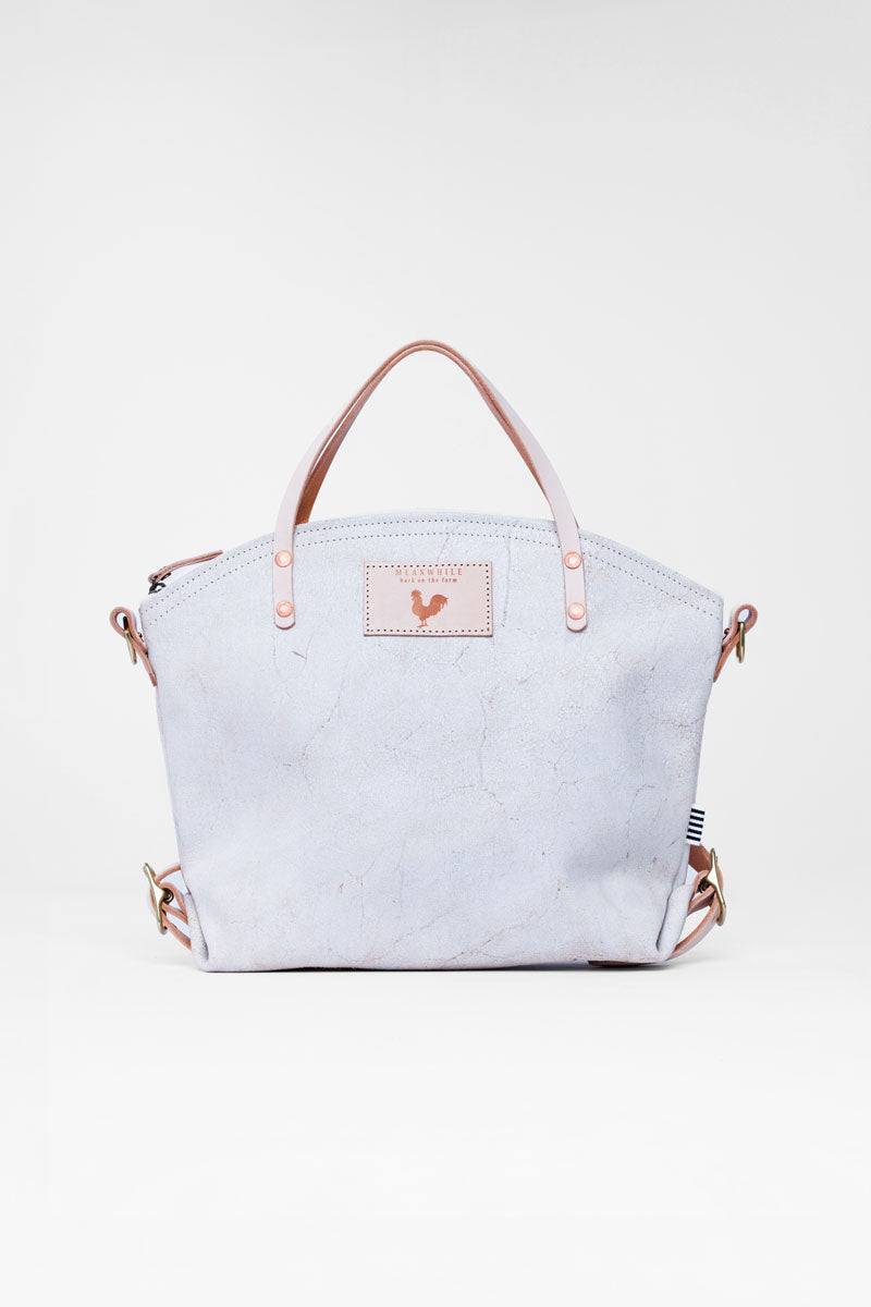Birch White Leather Convertible Backpack | White Leather Backpacks ...