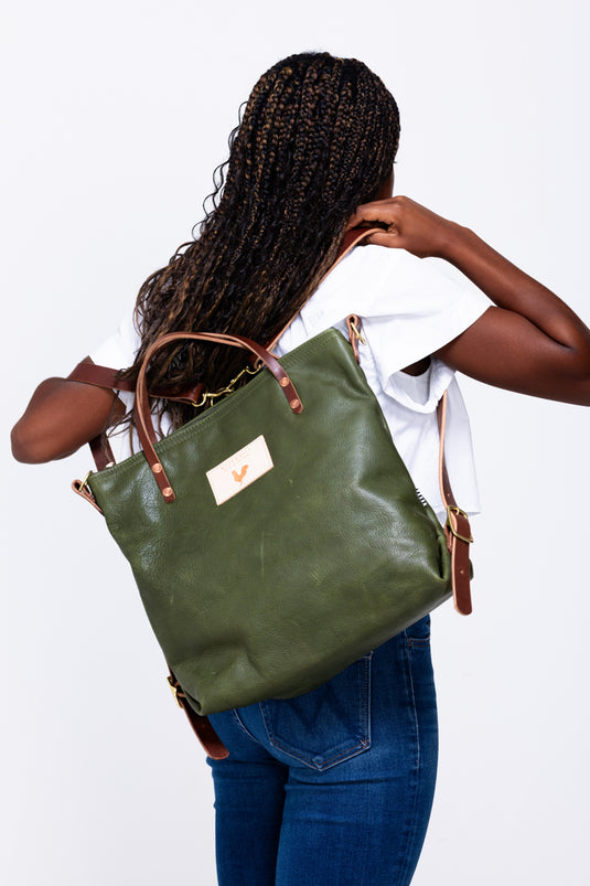 Hunter Green Leather Collection | Green Leather Bags