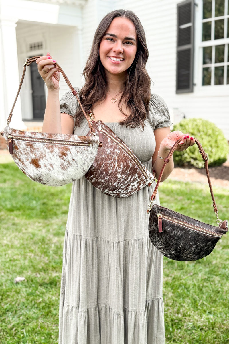 Hair on Hide Fanny Bag