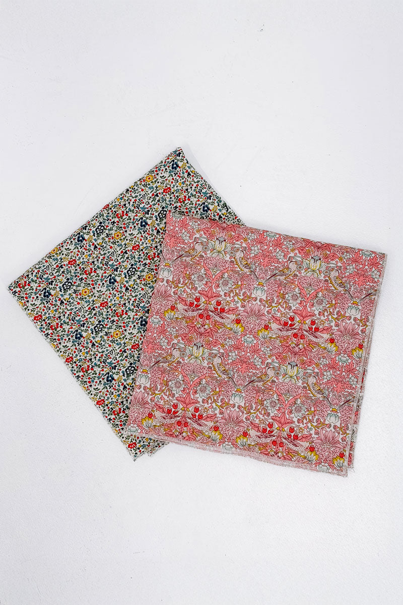 Liberty of London Pink Strawberry Thief Bag Scarf