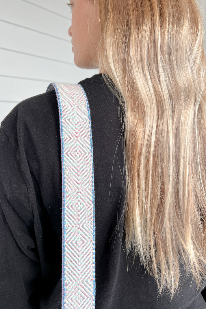 Bubblegum Italian Webbing Crossbody Strap | Meanwhile
