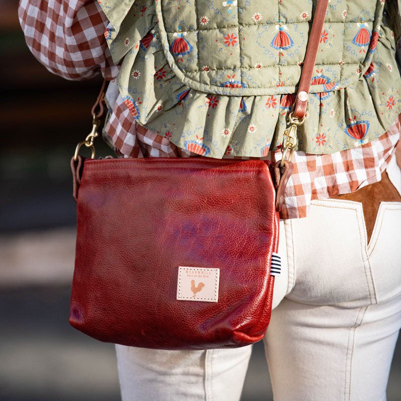Ruby Red Leather Collection | Red Leather Bags