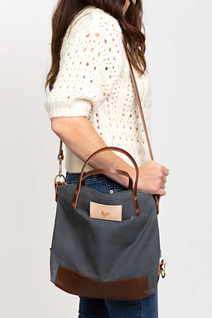 Slate Blue Wax Canvas Backpack 2.0 | Meanwhile Back on the Farm