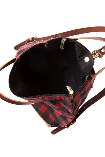 Buffalo Check Wax Canvas Backpack - Meanwhile in Lynchburg – Meanwhile ...