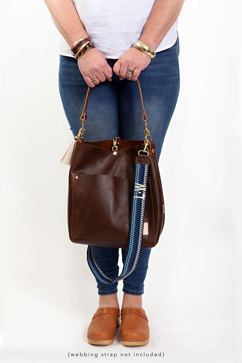 Mocha Tuscan Leather Carryall & Crossbody | Tote Purse Leather